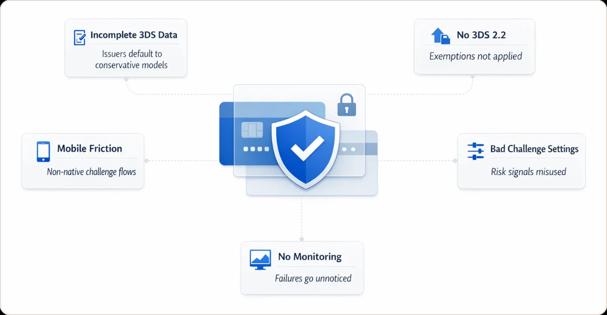 3D Secure Authentication: Fix Failures Costing You 2-5% Approvals